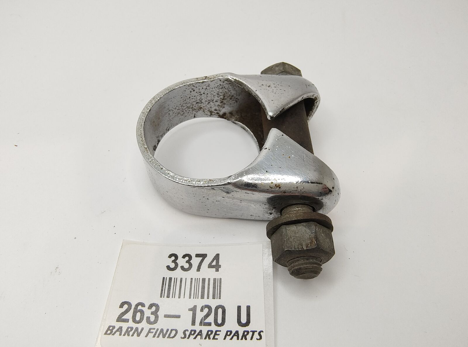 STEERING COLUMN CLAMP Inc. bolt, nut, washer & distance tube Good Used ...