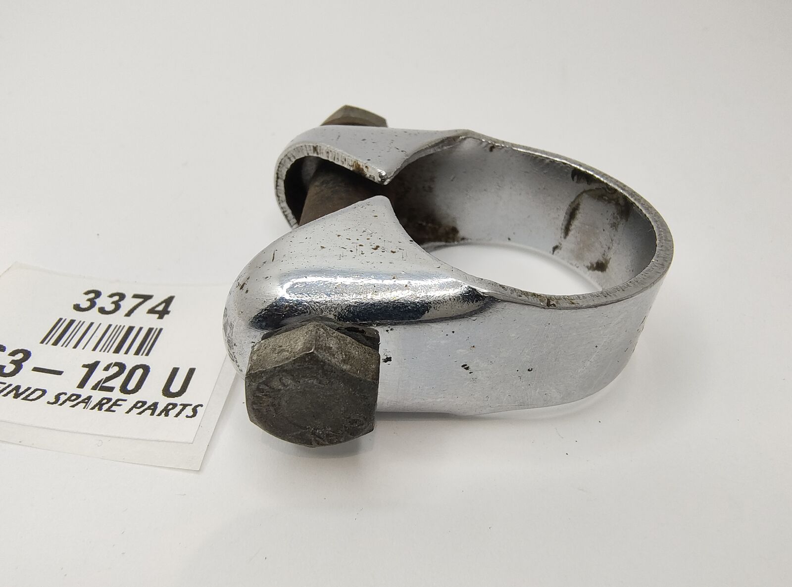 STEERING COLUMN CLAMP Inc. bolt, nut, washer & distance tube Good Used ...